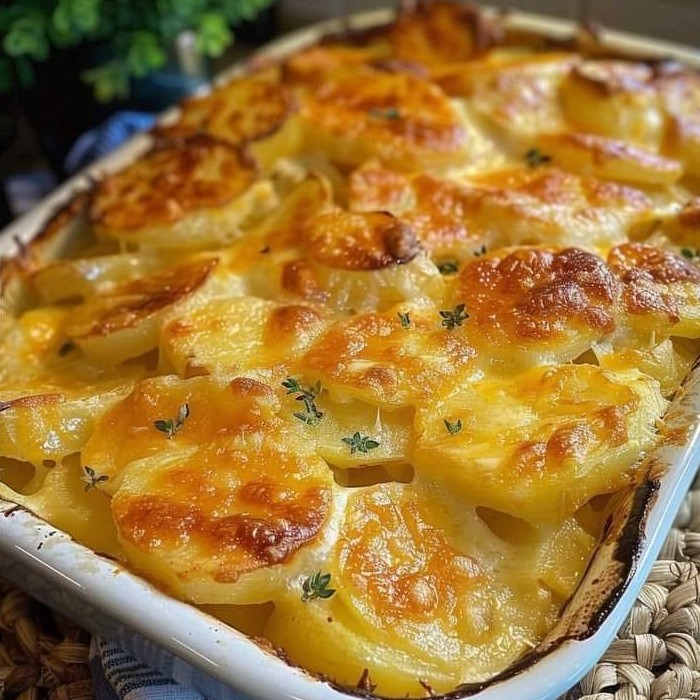 Recipe For Creamy Au Gratin Potatoes Tinsuf