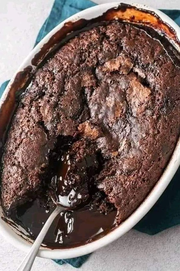 Decadent Chocolate Pudding Cake Tinsuf